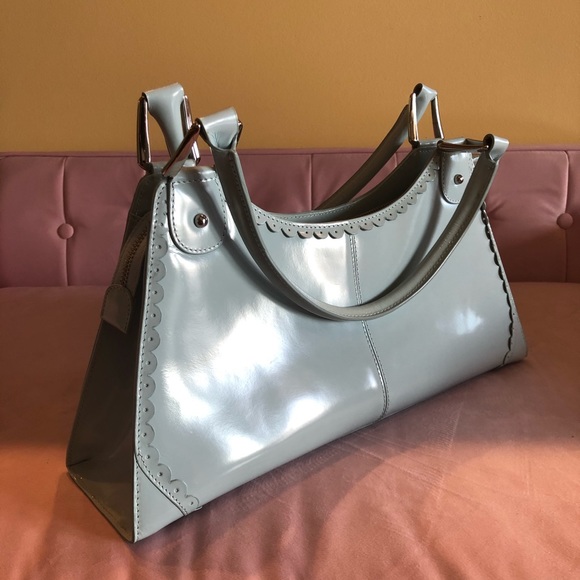 Via Spiga | Bags | Via Spiga Baby Blue Handbag | Poshmark
